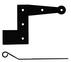 6" Stainless Steel L-Shaped Hinges | Larson Shutter